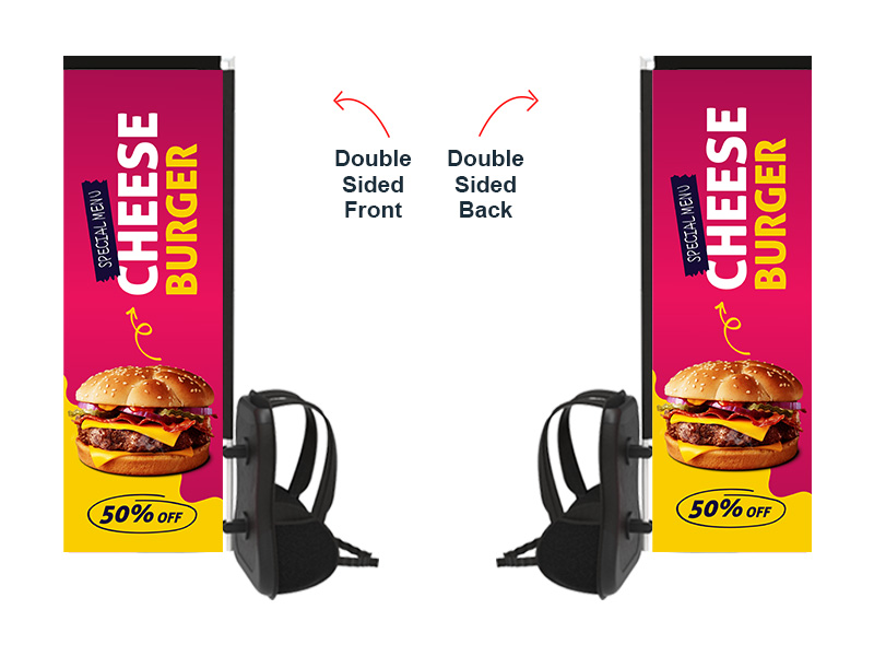 Rectangular Walking Backpack Flag - Eastern-Signs